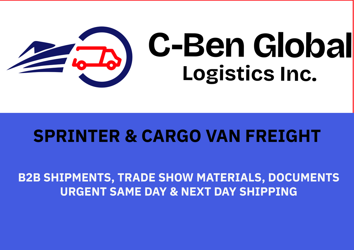 Sprinter & Cargo Van Freight – C-BEN GLOBAL LOGISTICS INC